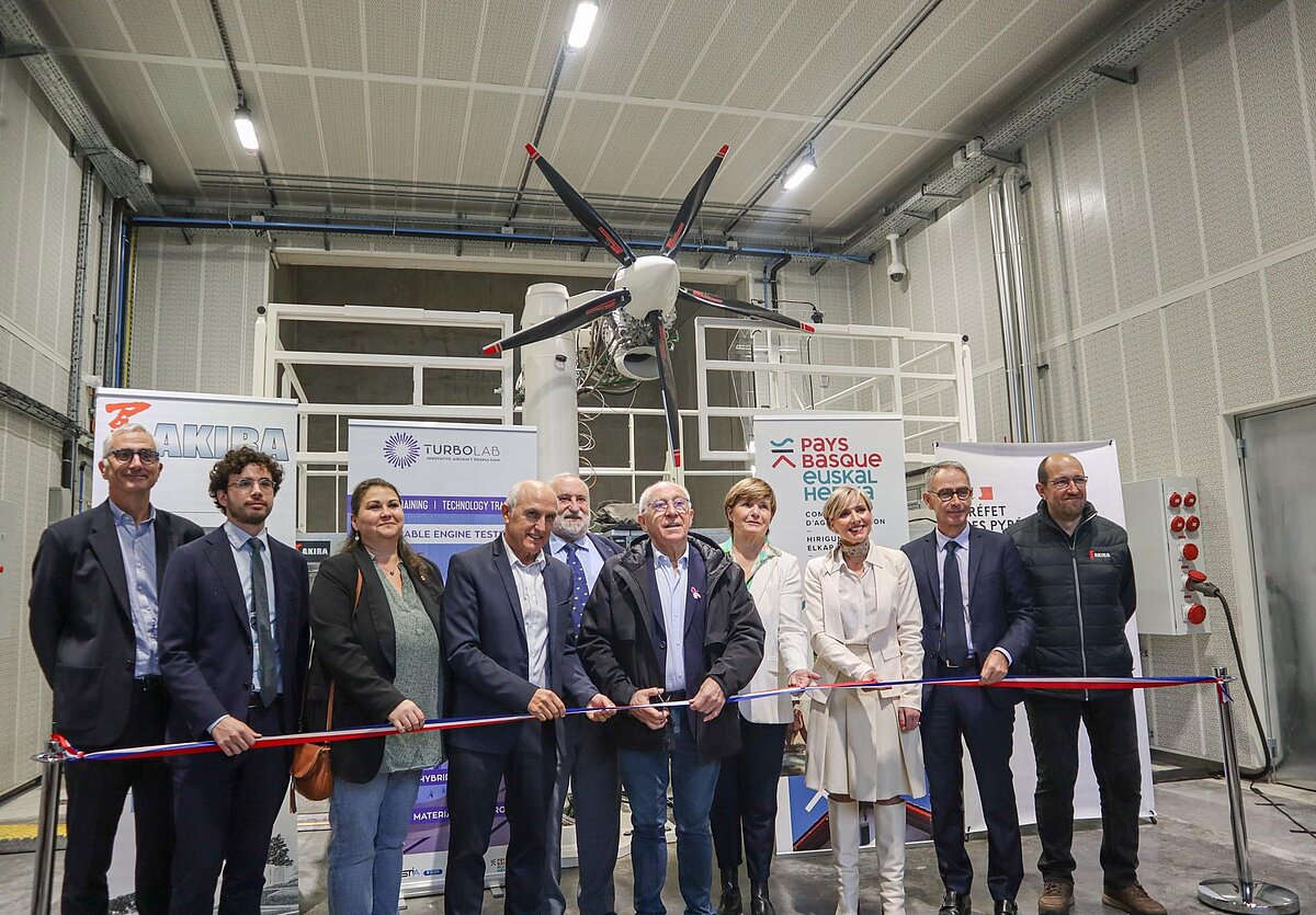 Inauguration de la plateforme technologique Turbolab - ESTIA